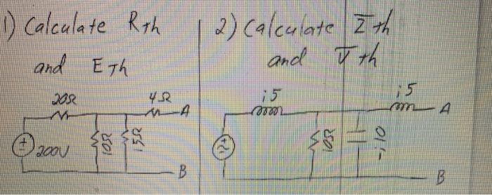 Solved 3) Calculate Roth (4) Calculate Ith and Ith and Eth | Chegg.com