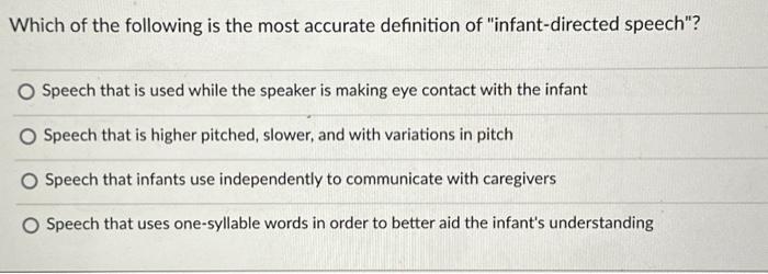 Solved Which of the following is the most accurate | Chegg.com