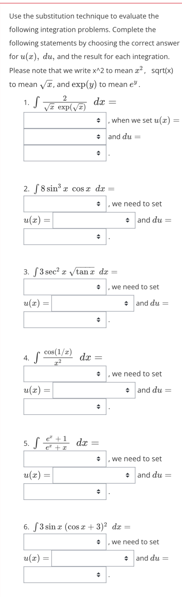 Solved Use the substitution technique to evaluate the | Chegg.com