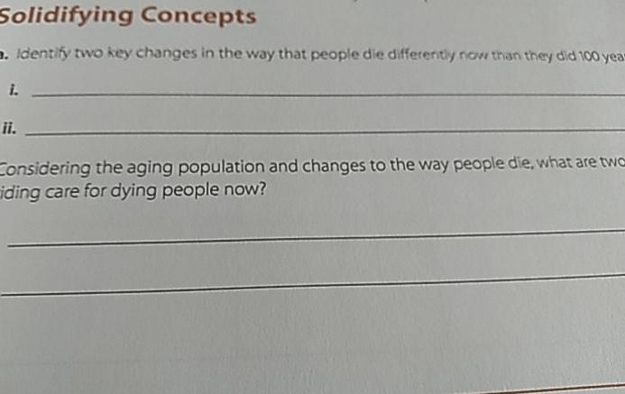 Solved Solidifying Concepts2. ﻿Identify two key changes in | Chegg.com