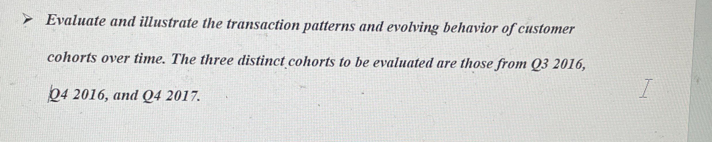 Solved Evaluate and illustrate the transaction patterns and | Chegg.com