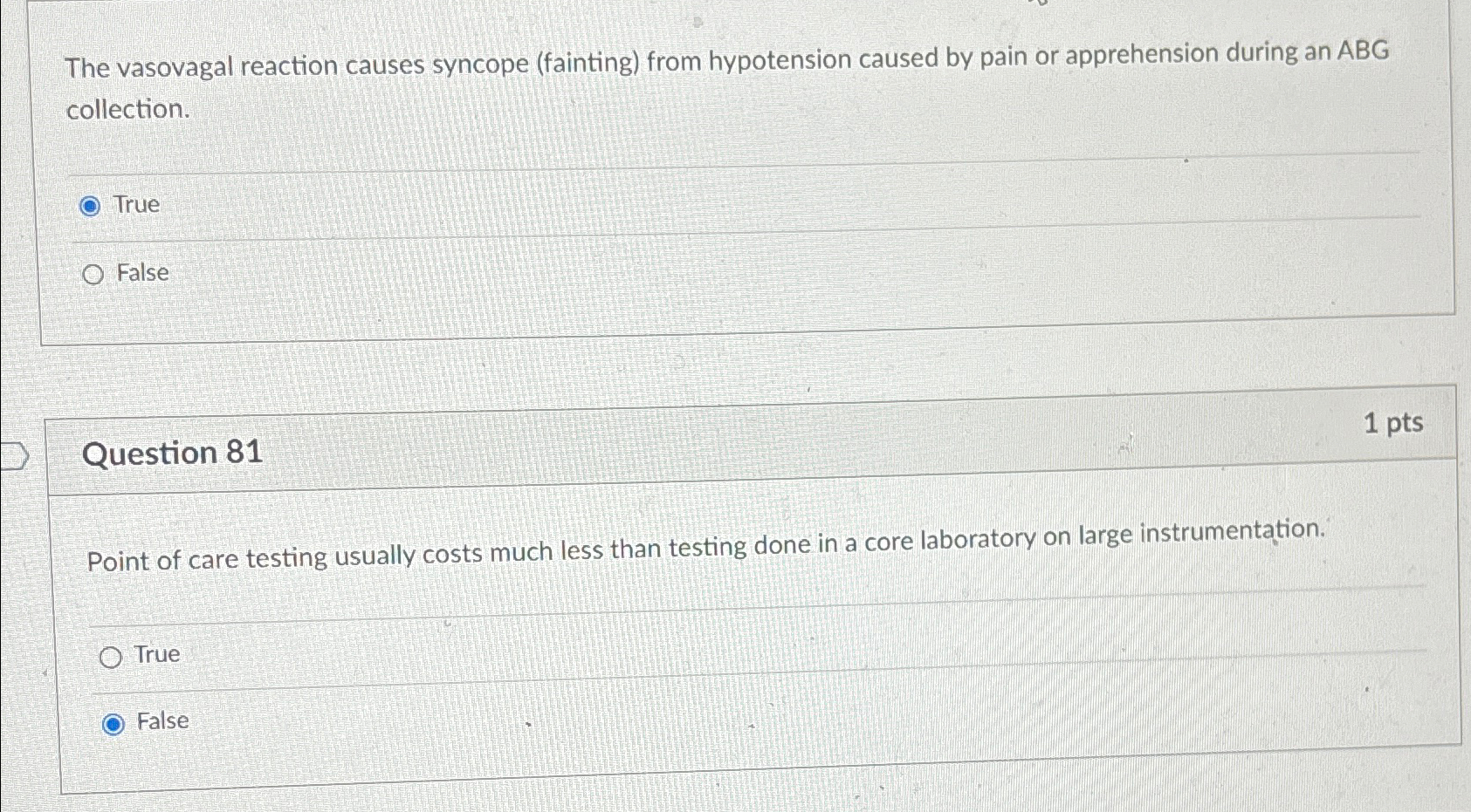 Solved The vasovagal reaction causes syncope (fainting) | Chegg.com