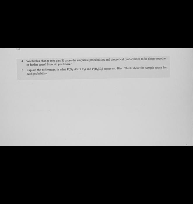 Solved - The student will use theoretical and empirical | Chegg.com