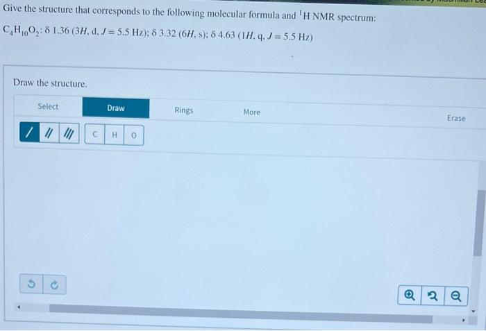 Solved Give the structure that corresponds to the following | Chegg.com