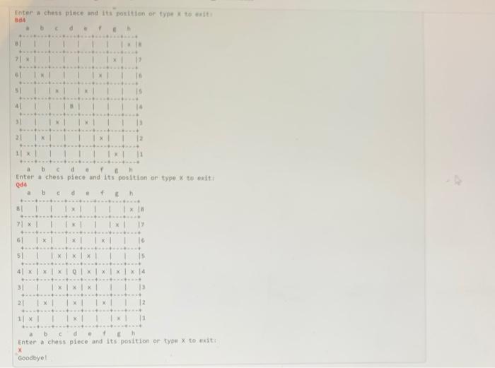 Solved PA 5. Chess Topics 1. Classes 2. Methods 3. Data | Chegg.com