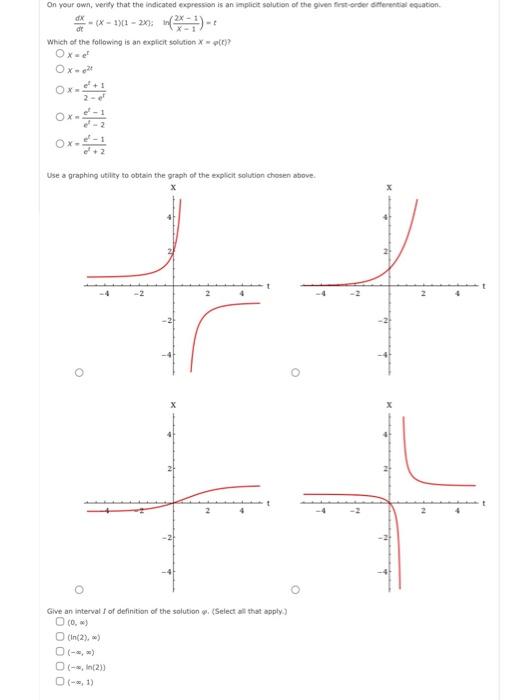 Solved On your own, verify that the indicated expression is | Chegg.com