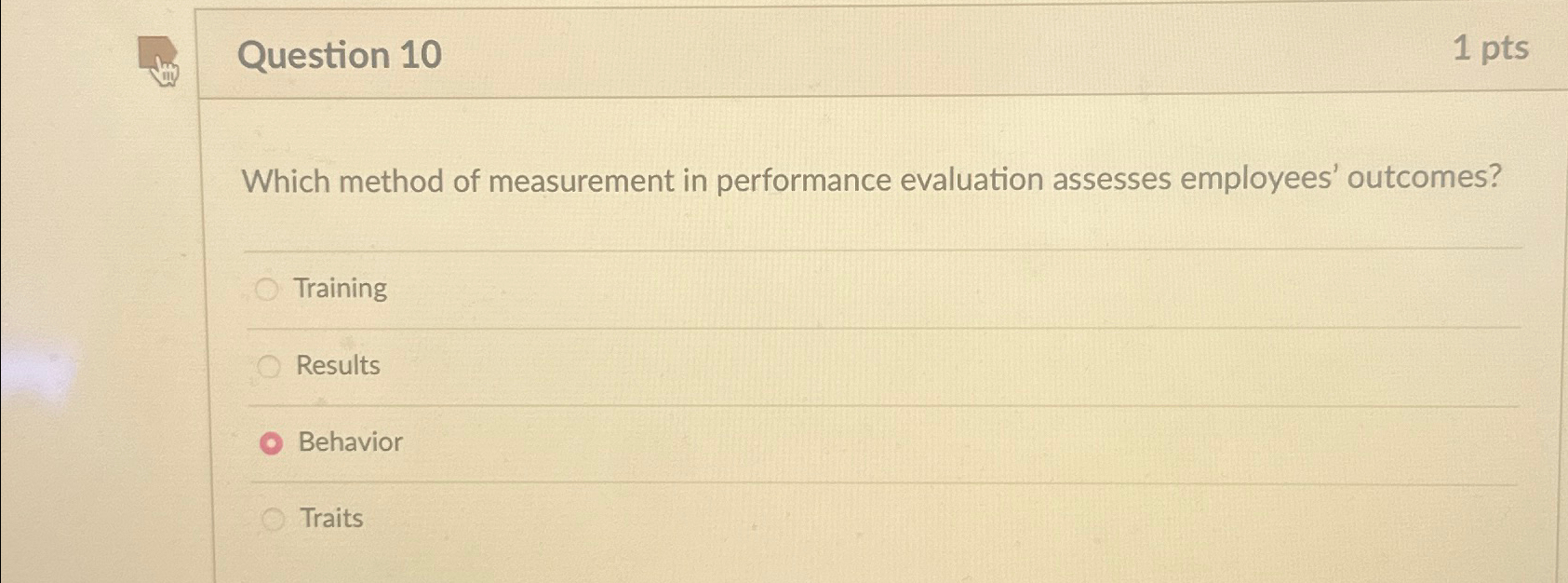 Solved Question 101ptsWhich method of measurement in | Chegg.com