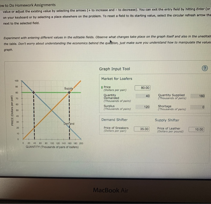 Solved ow to Do Homework Assignments value or adjust the | Chegg.com