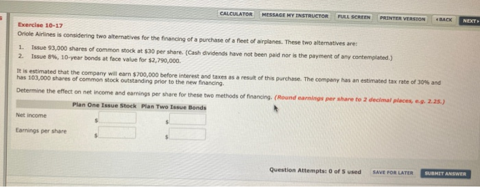 Solved CALCULATOR MESSAGE MY INSTRUCTOR FULL SCREEN PRINTER | Chegg.com