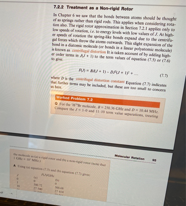 MySTC 7.2 Diatomic and Linear Polyatomic Molecules | Chegg.com