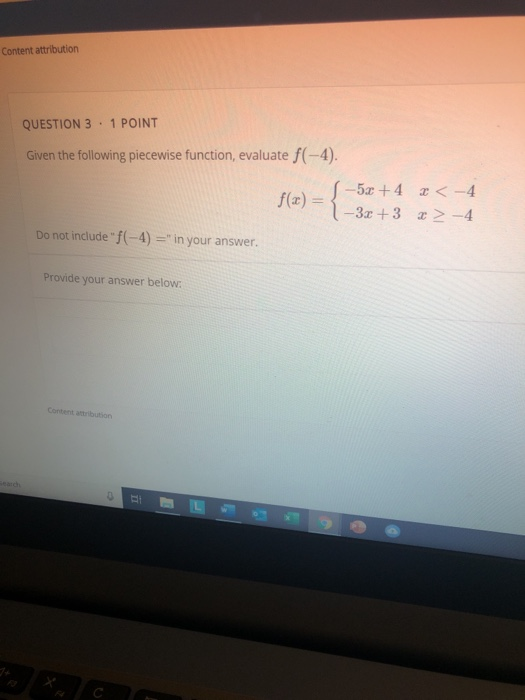 Solved Content attribution QUESTION 3.1 POINT Given the | Chegg.com