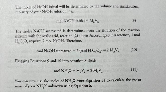 DATA A. NaOH Preparation Volume of concentrated NaOH | Chegg.com