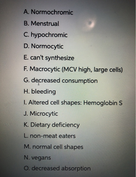 Solved Treated by supplementation Laboratory values Folate | Chegg.com