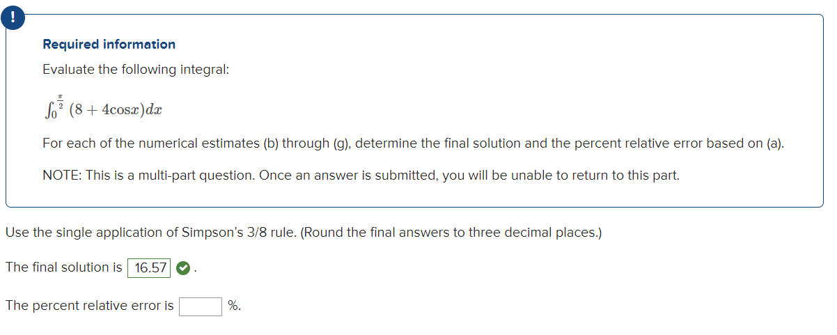 Solved Required informationEvaluate the following | Chegg.com