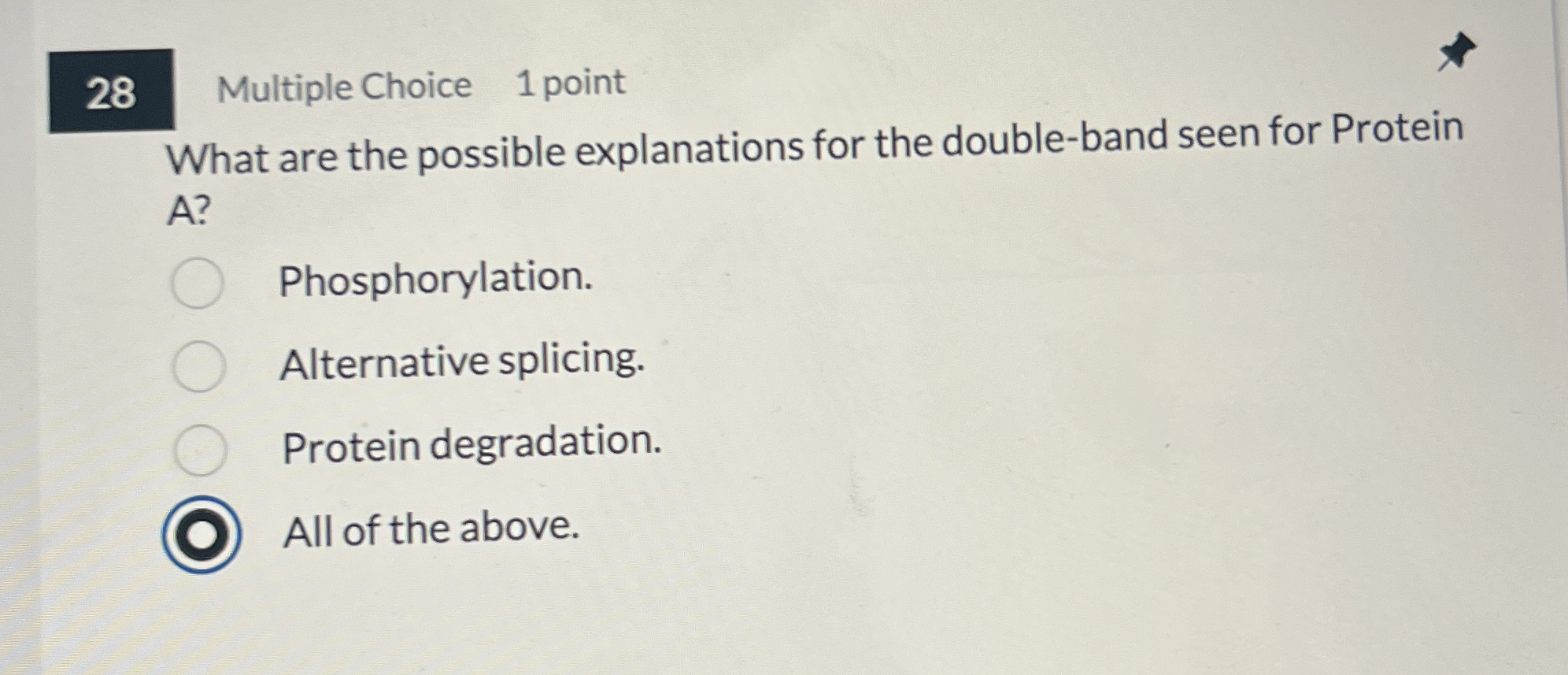 Solved 28Multiple Choice1 pointWhat are the possible | Chegg.com Solved 28Multiple Choice1 pointWhat are the possible | Chegg.com
