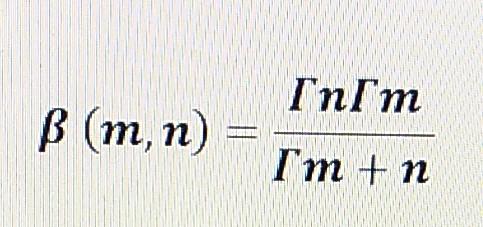 Solved β(m,n)=Γm+nΓnΓm | Chegg.com
