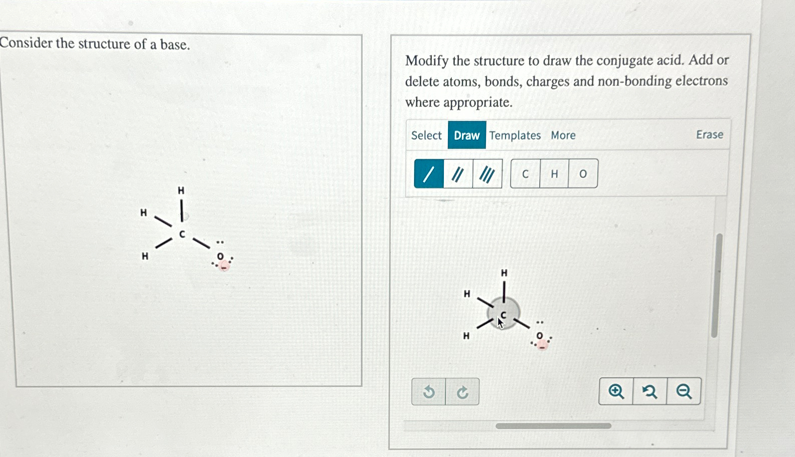 Solved consider the structure of a base | Chegg.com