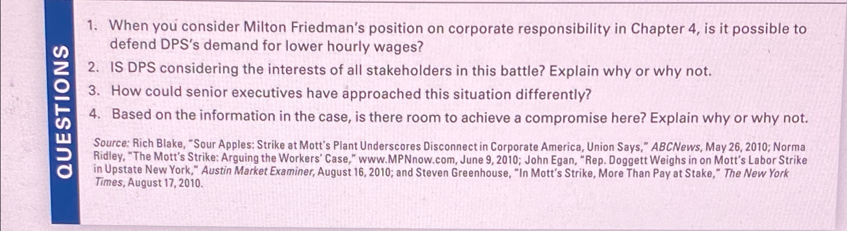 Solved When you consider Milton Friedman's position on | Chegg.com