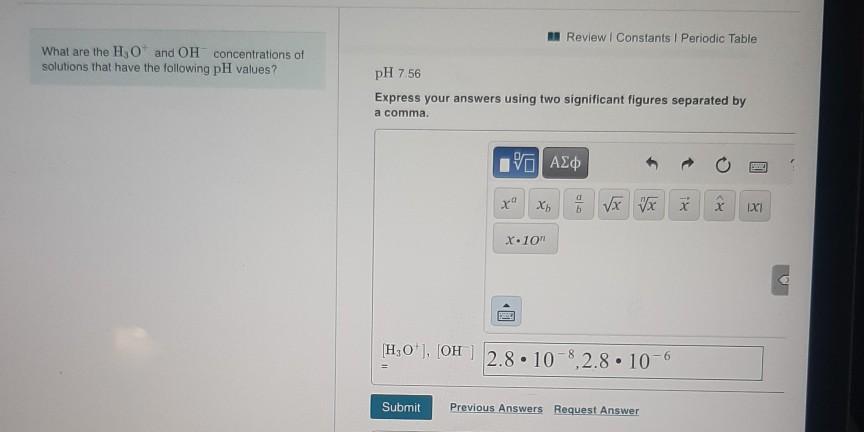 Solved A Review | Constants 1 Periodic Table What are the | Chegg.com