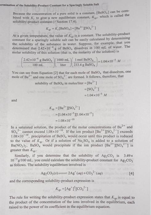 Solved EXPERIMENT 27 REPORT SHEET Determination of the | Chegg.com