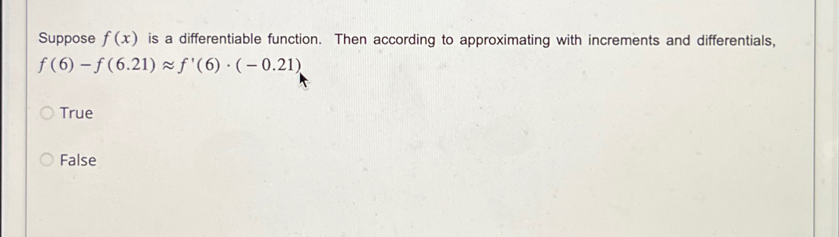 Solved Suppose f(x) ﻿is a differentiable function. Then | Chegg.com