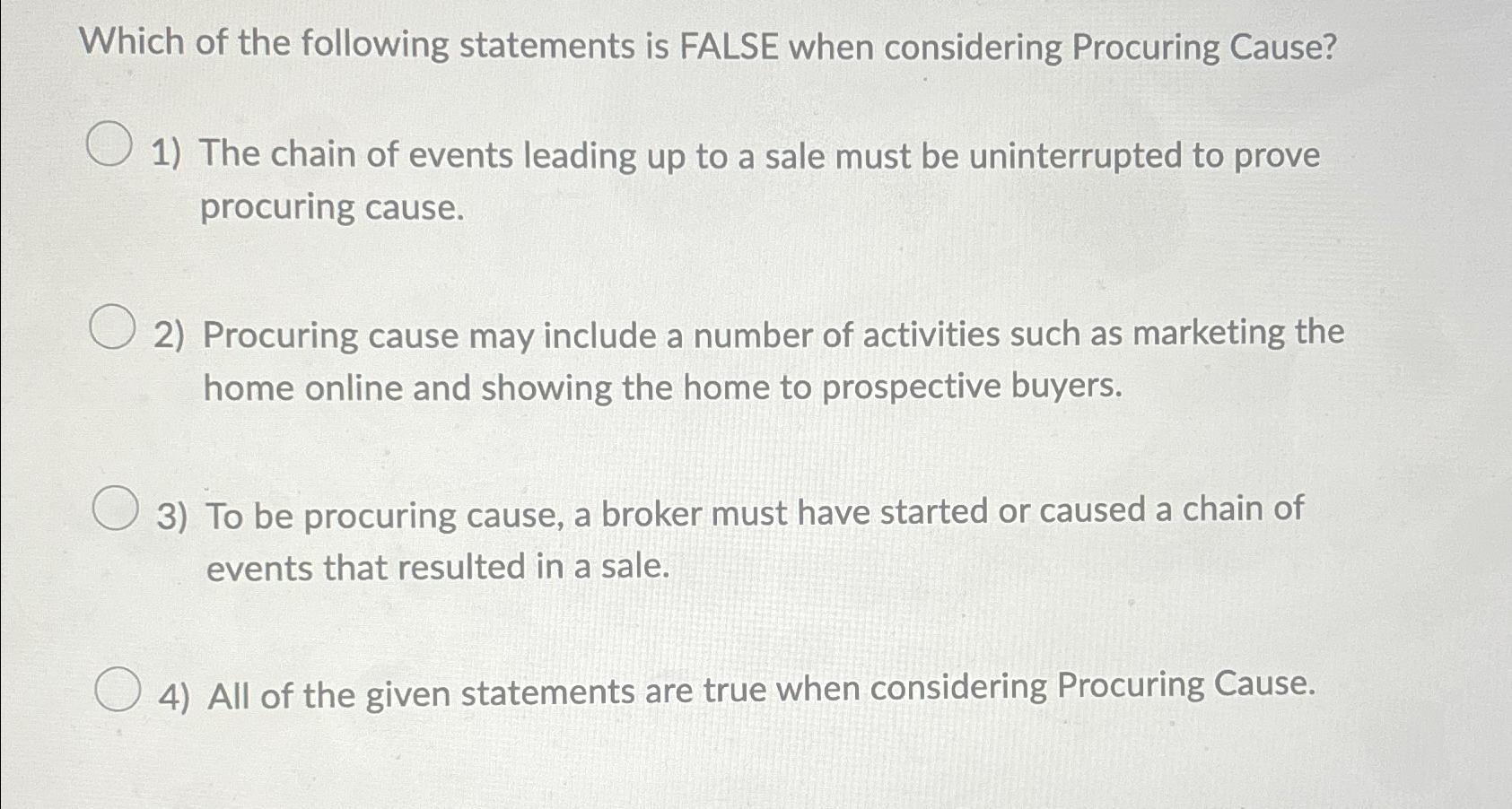 Solved Which of the following statements is FALSE when | Chegg.com