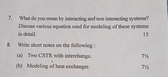 Solved What do you mean by interacting and non interacting | Chegg.com