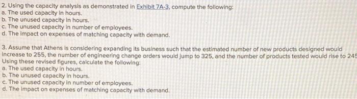 Solved Problem 7A-5 (Algo) Time-Driven Activity-Based | Chegg.com