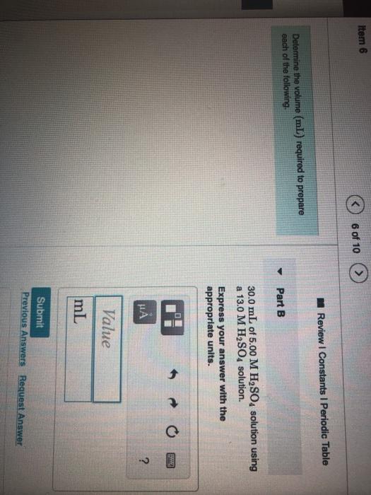 Solved Item 6 6 of 10 Review Constants 1 Periodic Table | Chegg.com
