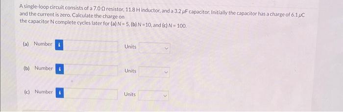 Solved A single-loop circuit consists of a 7.0Ω resistor, | Chegg.com