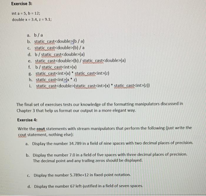 Solved The first exercise tests our knowledge of the sin | Chegg.com