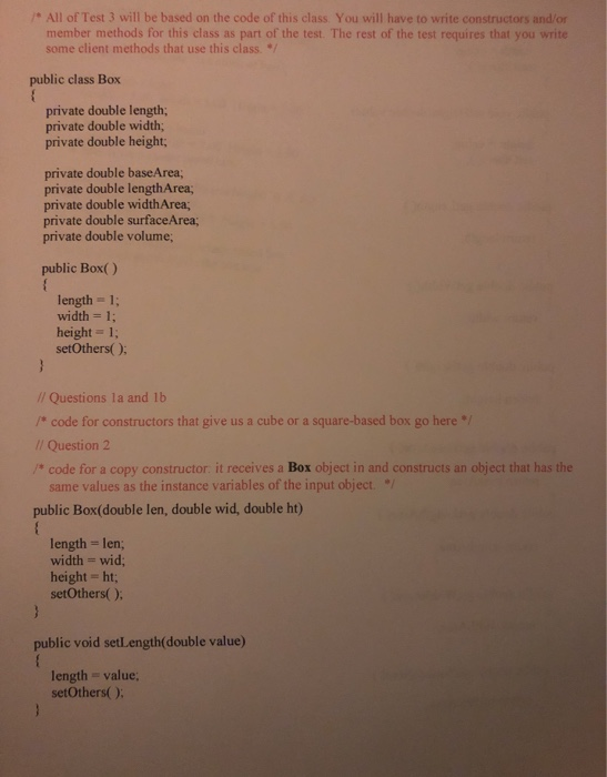 Solved Question 1 (a) Write the code for an overloaded | Chegg.com