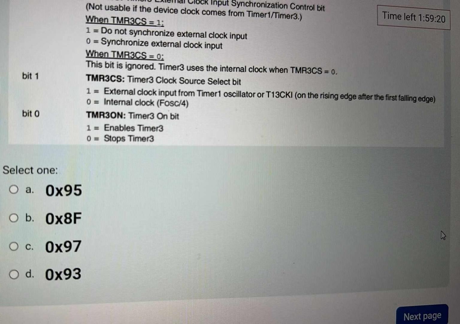 Solved (Not usable if the device clock comput | Chegg.com