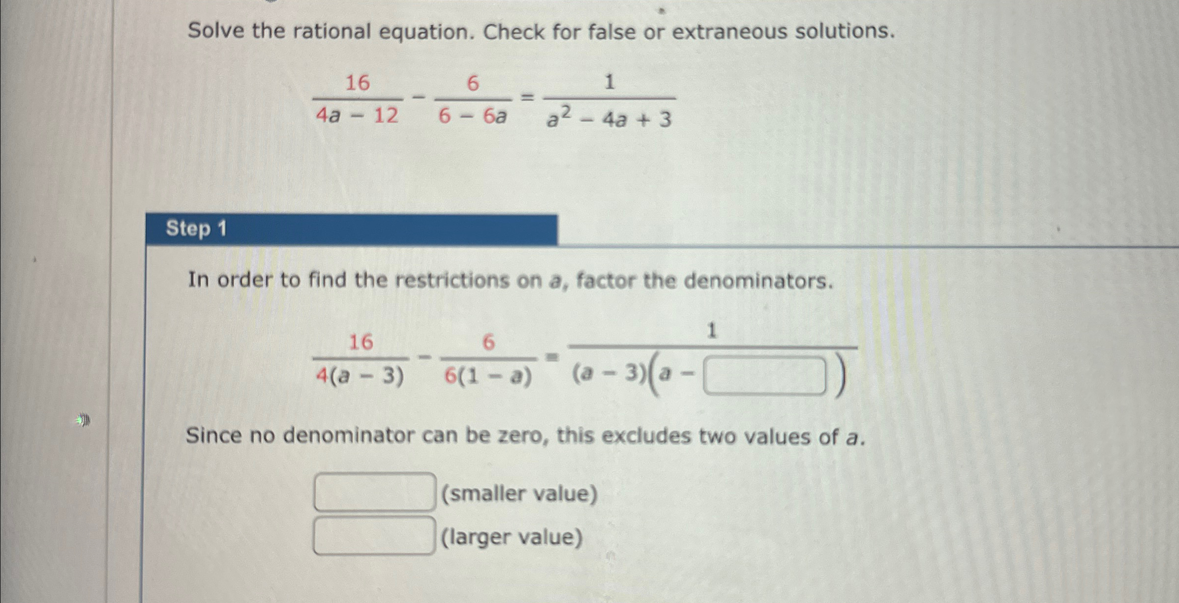 Solved Solve the rational equation. Check for false or | Chegg.com
