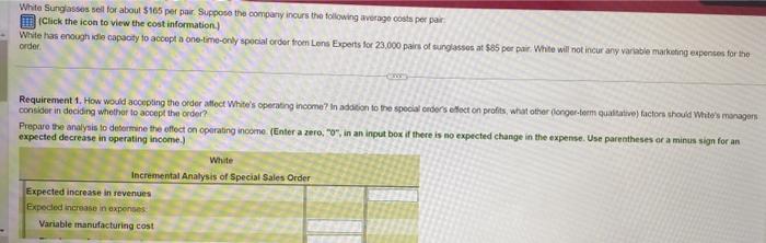 Solved Requirements Data table 1. How would accopoing the | Chegg.com
