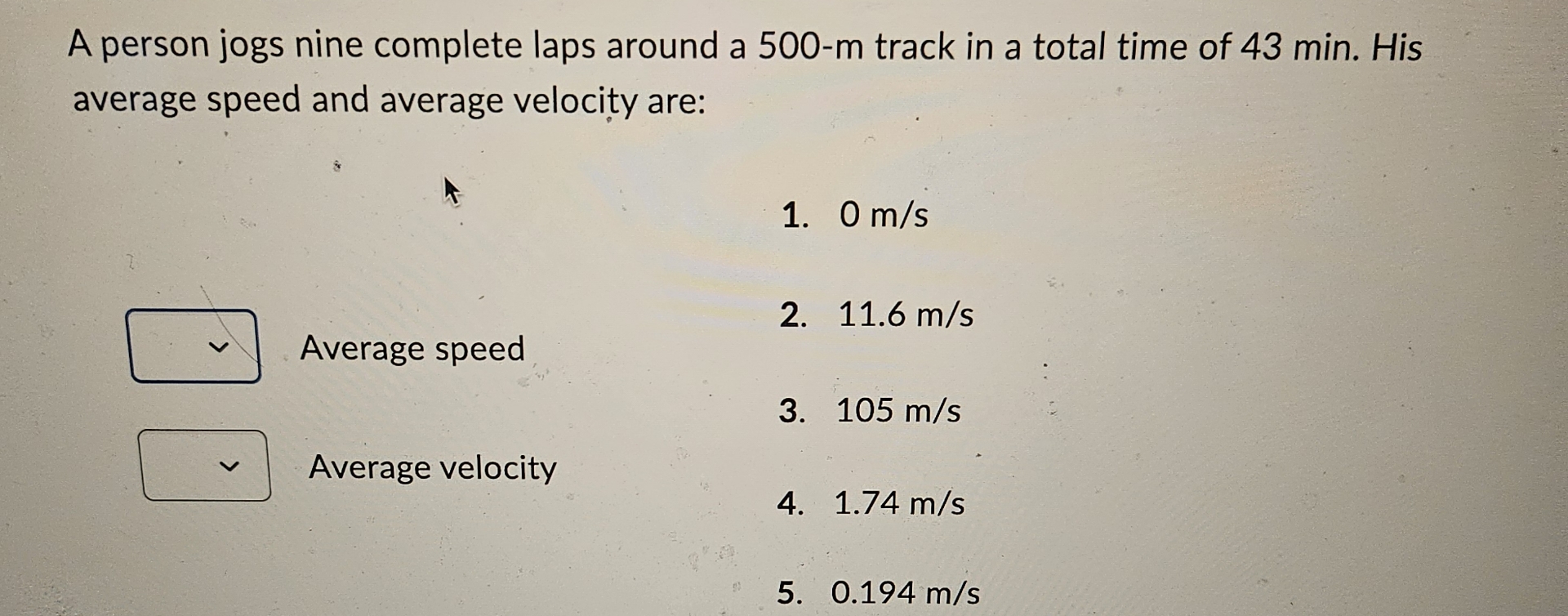 Solved A person jogs nine complete laps around a 500-m | Chegg.com