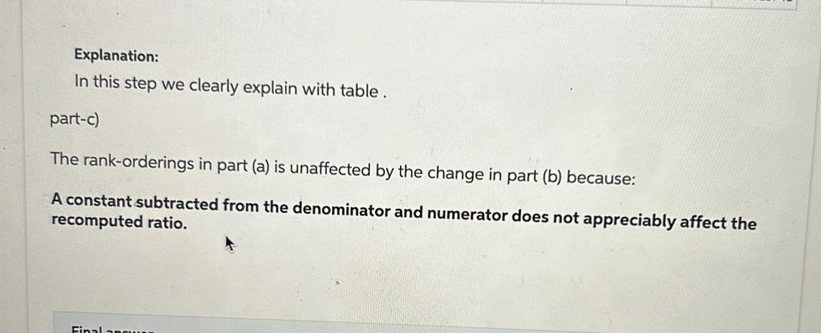 Solved Explanation:In this step we clearly explain with | Chegg.com
