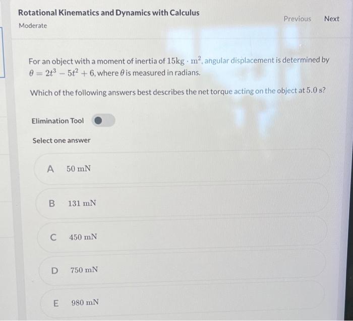 Solved Rotational Kinematics and Dynamics with Calculus | Chegg.com