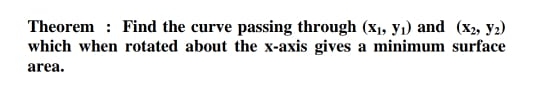 Solved Theorem : Find the curve passing through (x1,y1) ﻿and | Chegg.com