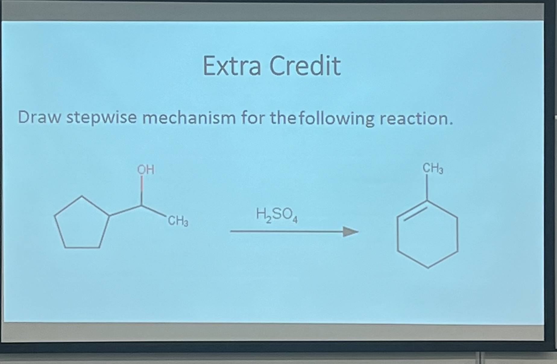 Solved Extra CreditDraw stepwise mechanism for the following | Chegg.com