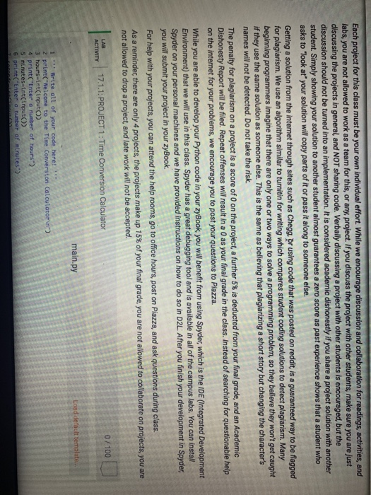 Solved Overview In this project you will demonstrate your | Chegg.com