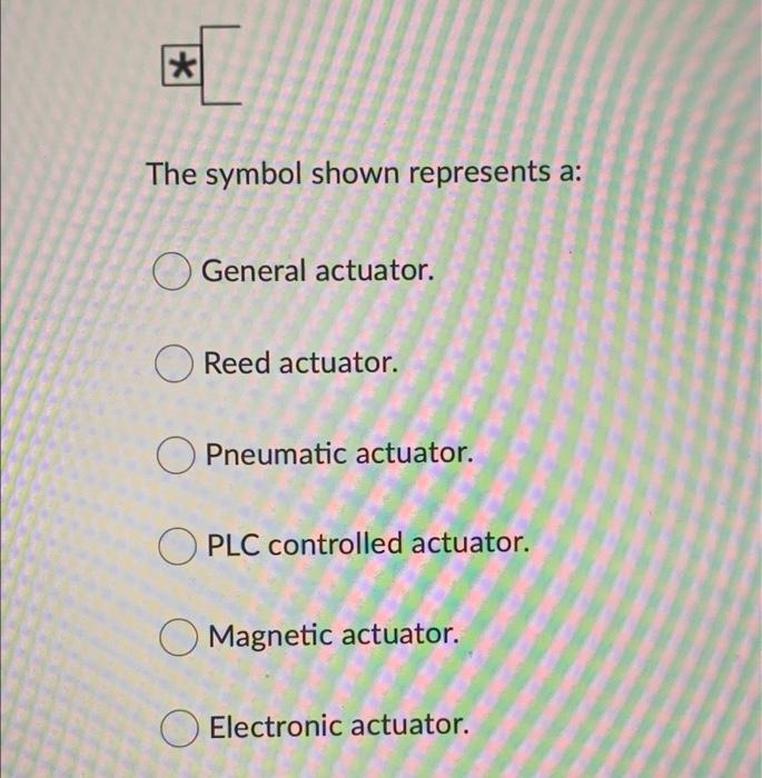 Solved The symbol shown represents a: Filter. Variable flow | Chegg.com