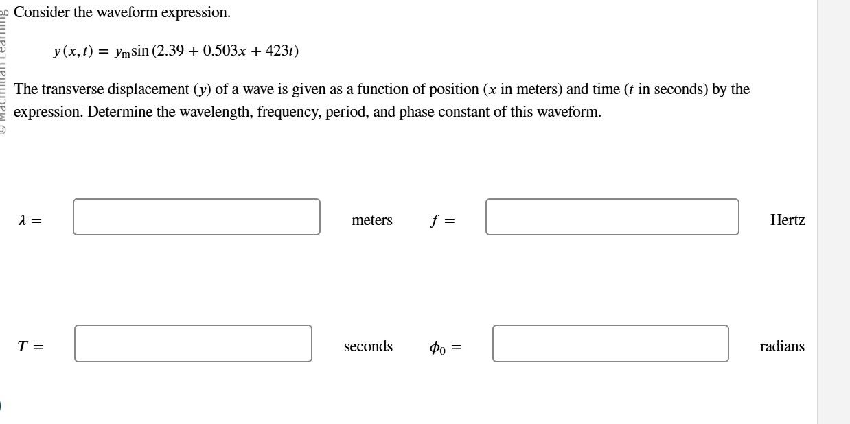 Solved Consider the waveform | Chegg.com
