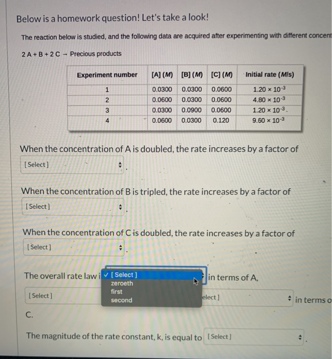 Solved Below is a homework question! Let's take a look! The | Chegg.com