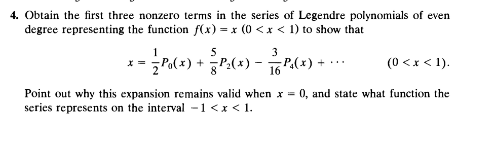Solved Obtain the first three nonzero terms in the series of | Chegg.com