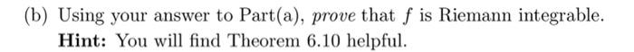 Solved 4. (4 marks) Non-decreasing functions are Riemann | Chegg.com