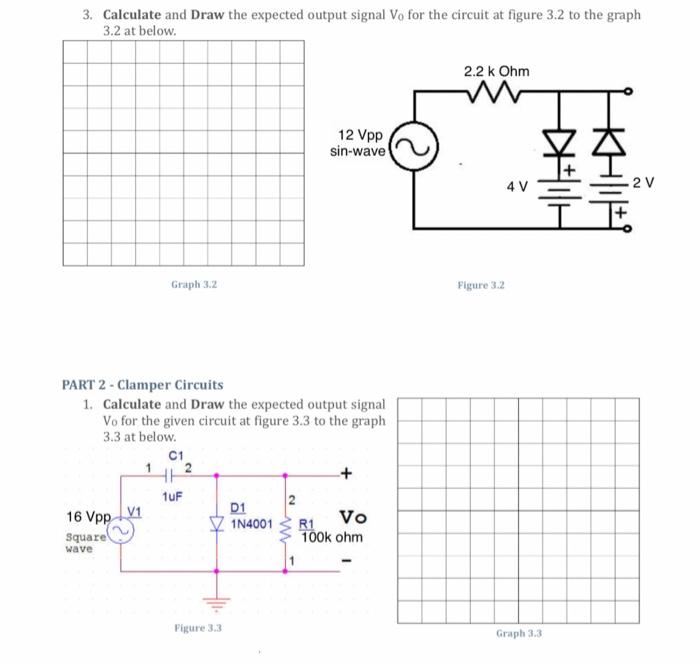 Solved PRE-CALCULATIONS PART 1 - Clippers Circuits 1. | Chegg.com