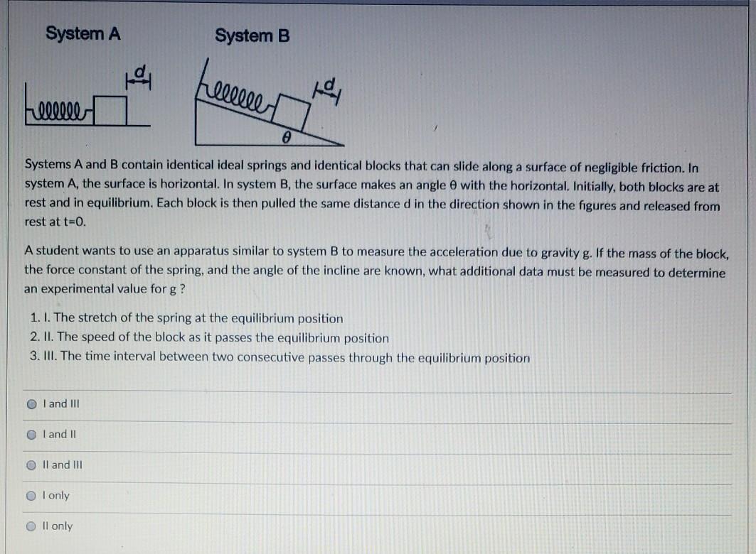 Solved System A System B T न hellele sed 써 llllll Systems A | Chegg.com