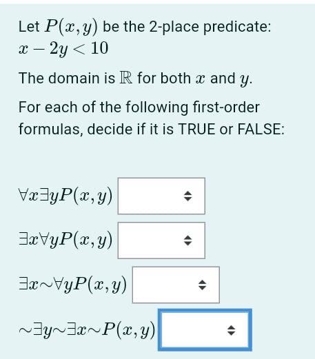 Solved Let P(x) be the predicate: x