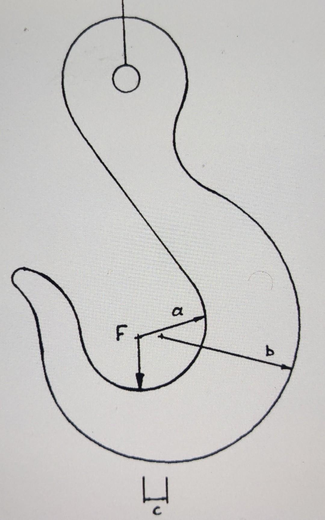 Solved A steel crane hook has a yield strength of 386MPa and | Chegg.com